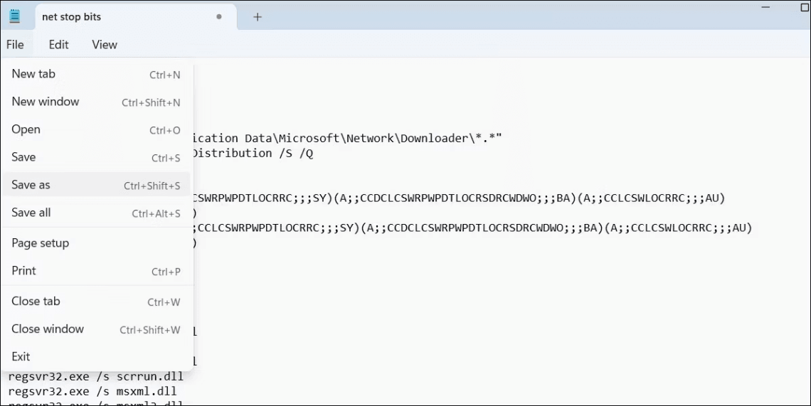 Reset Windows Update Components: Manual and Batch Methods
