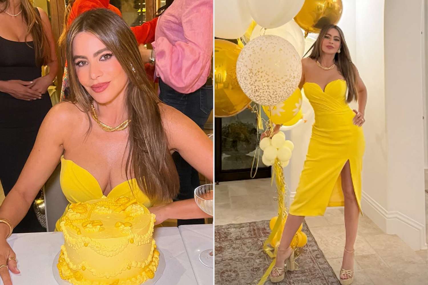 Sofía Vergara Sexy Yellow Birthday Dress: A Style Statement